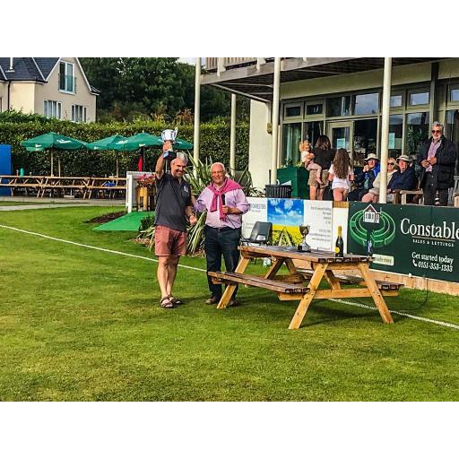 OVER 40's PLATE TROPHY 2022 - PRESENTATION TO NESTON CC